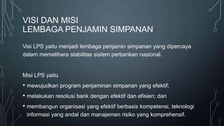Lembaga Penjamin Simpanan (LPS) | PPTX