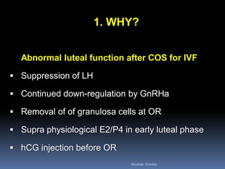 Luteal phase support in ART | PDF