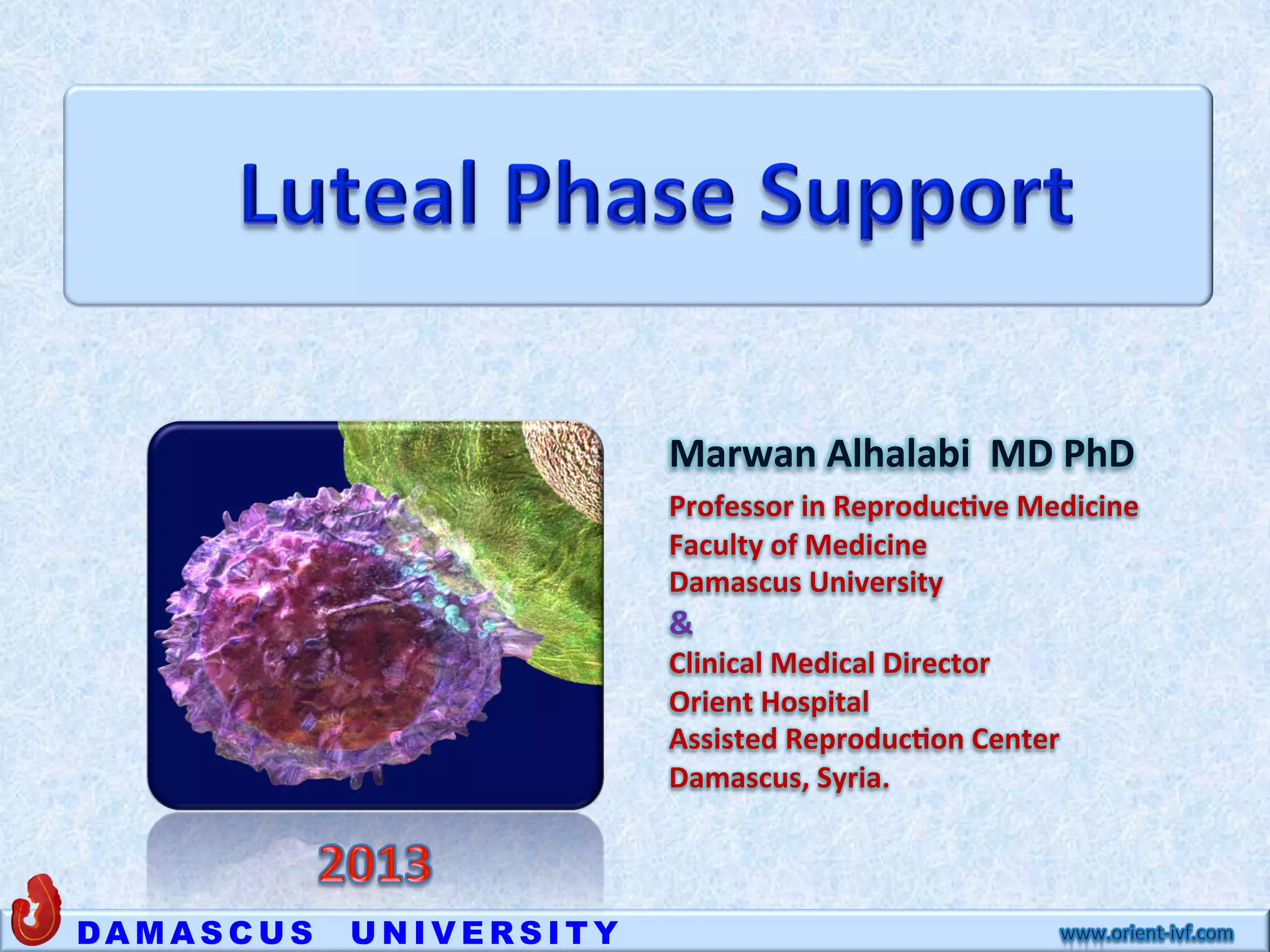 Luteal Phase Support | PDF