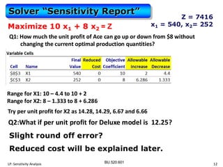 Decision Models - Sensitivity Analysis (2013) | PDF