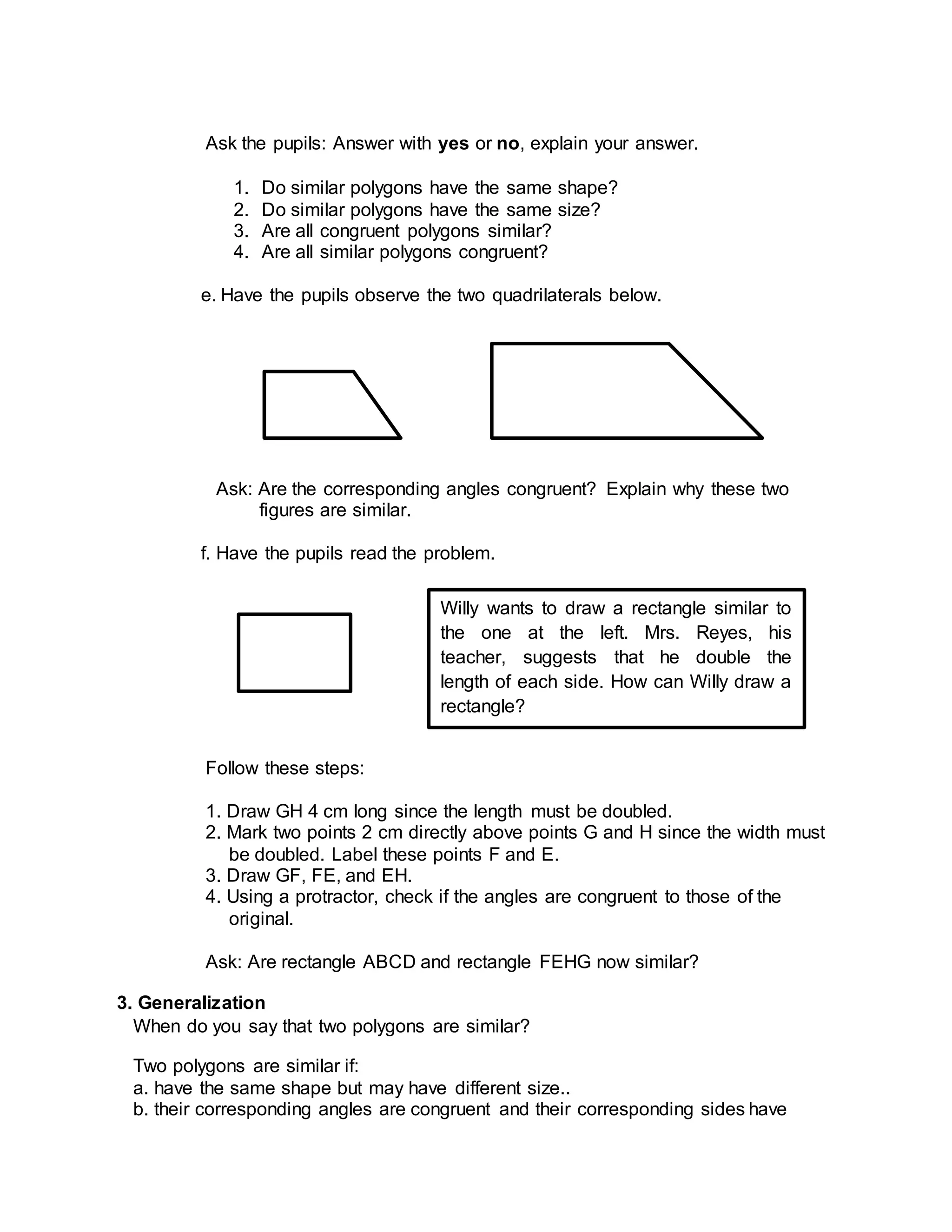 Lp (similar polygons) | DOCX