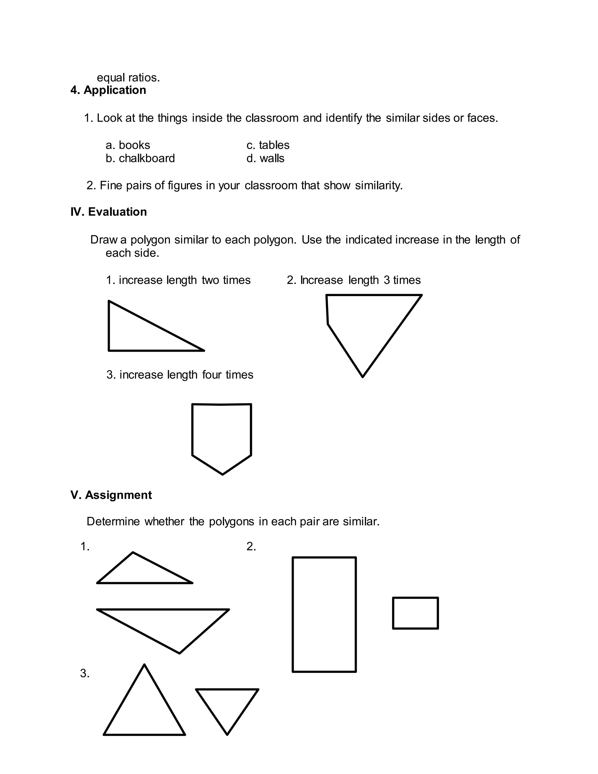 Lp (similar polygons) | DOCX