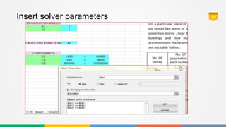 Lp simplex method example in construction managment | PPTX