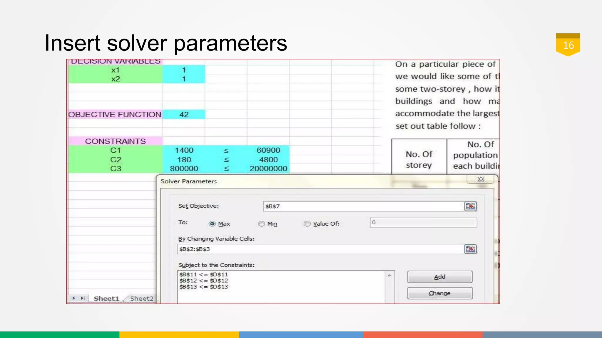 Lp simplex method example in construction managment | PPT