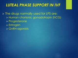 Luteal Phase Support In IVF | PDF