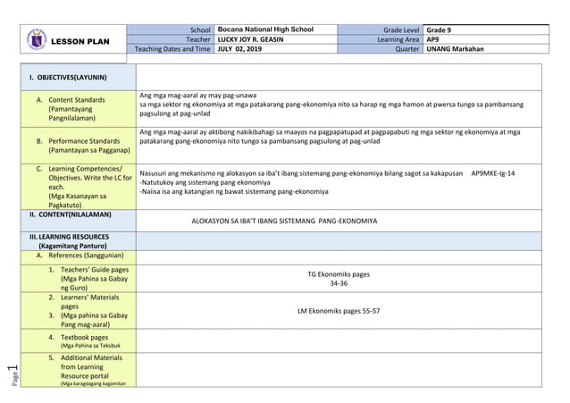 sistemang pang ekonomiya | PDF
