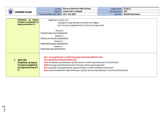 sistemang pang ekonomiya | PDF