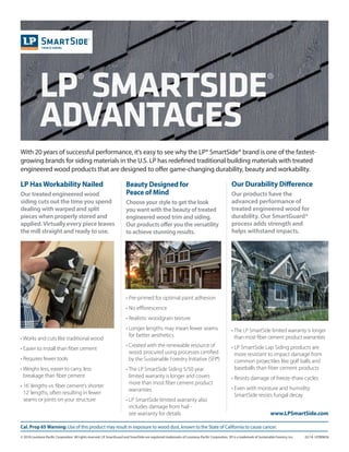 Lp smartside flyer for scottish home improvement | PDF