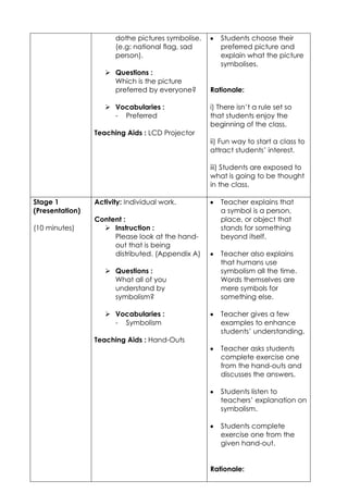 Lesson plan for teaching of symbolism (wuthering Heights) | DOCX ...