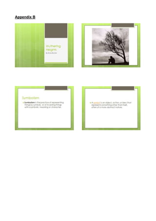 Lesson plan for teaching of symbolism (wuthering Heights) | PDF