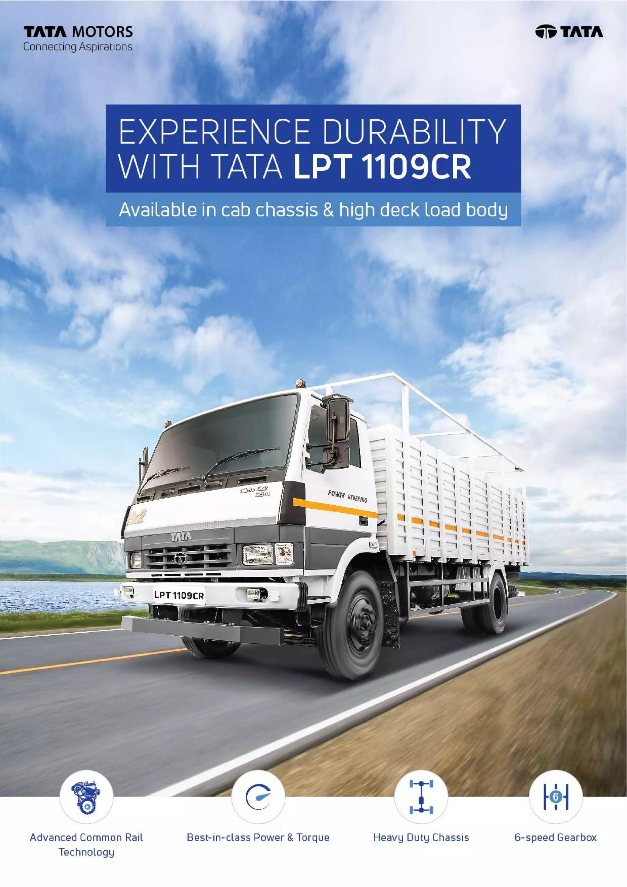 Tata LPT 1109: Light Commercial Vehicle | PDF