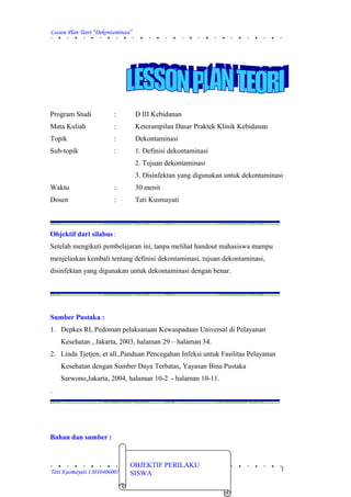 Lpt dekontaminasi tati | PDF