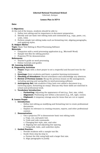 Lesson Plan about Text Editing 2026.docx