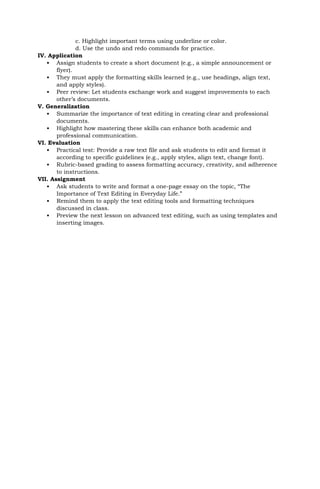 Lesson Plan about Text Editing 2026.docx