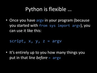 Learning Python - Week 2 | PPTX