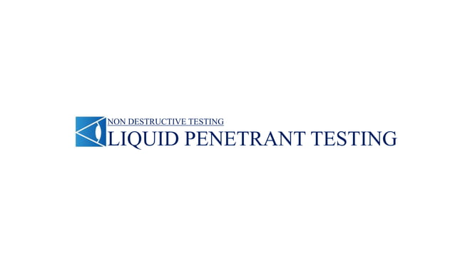 Penetrant Testing PPT | PPT