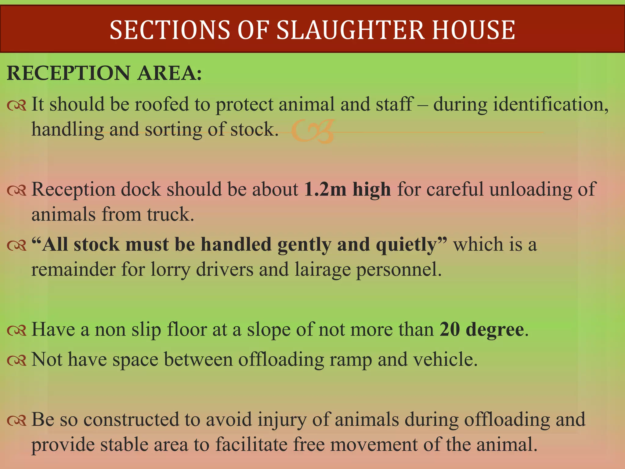LAYOUT,DESIGN ,OPERATIONS ,EQUIPMENTS and maintenance in SLAUGHTER ...