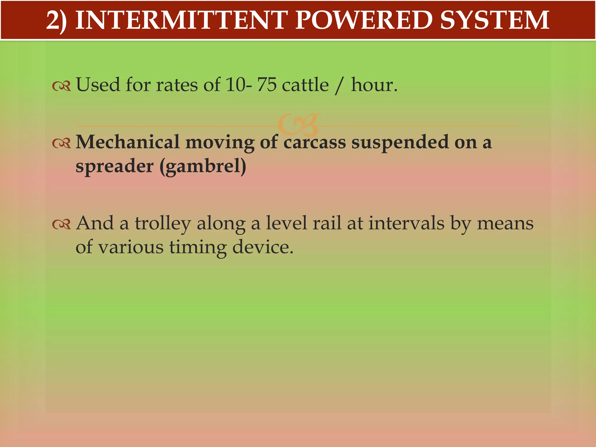 LAYOUT,DESIGN ,OPERATIONS ,EQUIPMENTS and maintenance in SLAUGHTER ...