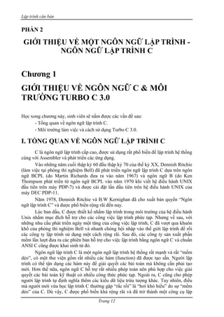 Lập trình c căn bản | PDF