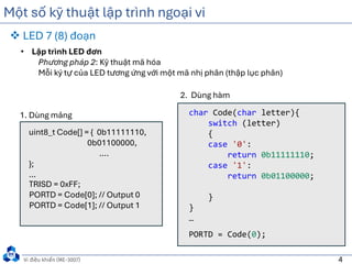 Lập trình ngoại vi cua vi dieu khien vi xu ly | PPT