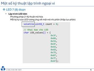 Lập trình ngoại vi cua vi dieu khien vi xu ly | PPT