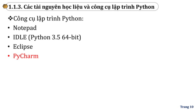 Ky thuat Lap trinh voi Python - Tran Duy Thanh | PDF