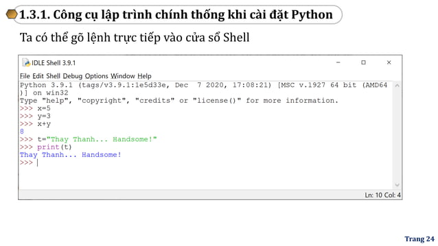 Ky thuat Lap trinh voi Python - Tran Duy Thanh | PDF