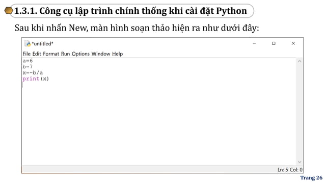 Ky thuat Lap trinh voi Python - Tran Duy Thanh | PDF