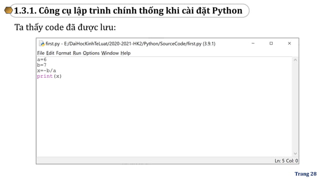 Ky thuat Lap trinh voi Python - Tran Duy Thanh | PDF