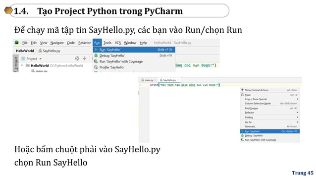 Ky thuat Lap trinh voi Python - Tran Duy Thanh | PDF