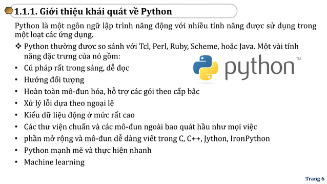 Ky thuat Lap trinh voi Python - Tran Duy Thanh | PDF