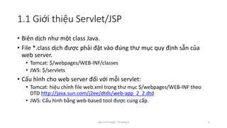 Lập trình web với các công nghệ phổ biến | PPT