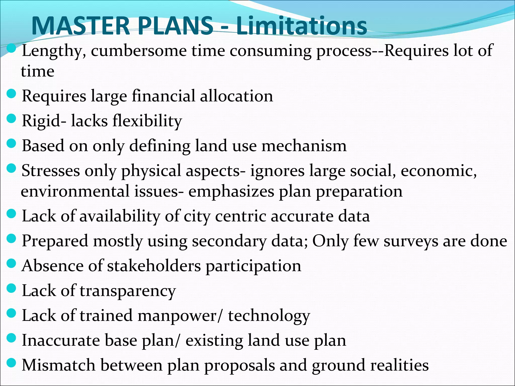 Methodology for Preparation of Master Plan | PPT