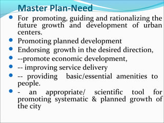 Methodology for Preparation of Master Plan | PPT