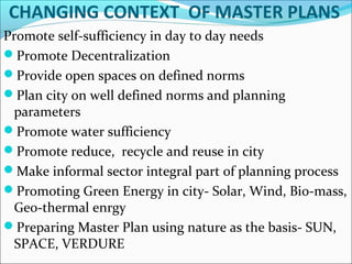 Methodology for Preparation of Master Plan | PPT