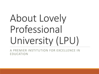 Lovely Professional University (LPU).pptx