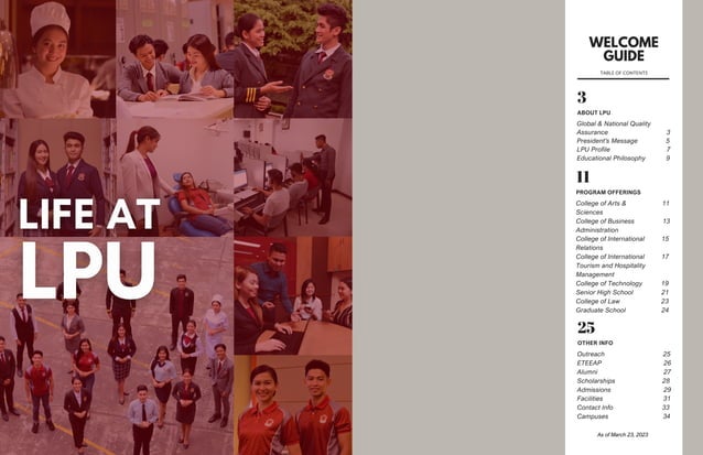 LPU-Manila-E-Brochure-2023-1.pdf | College Education | Education