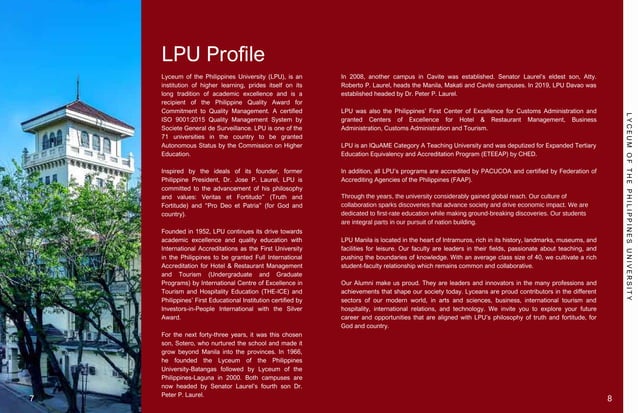 LPU-Manila-E-Brochure-2023-1.pdf | College Education | Education