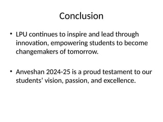 LPU_Anveshan_2024-25_Presentation.pptx... | PPT