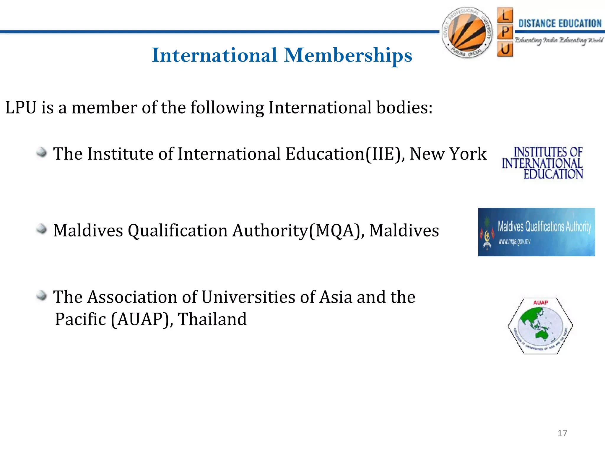 Lovely Professional University Distance Education | PPT