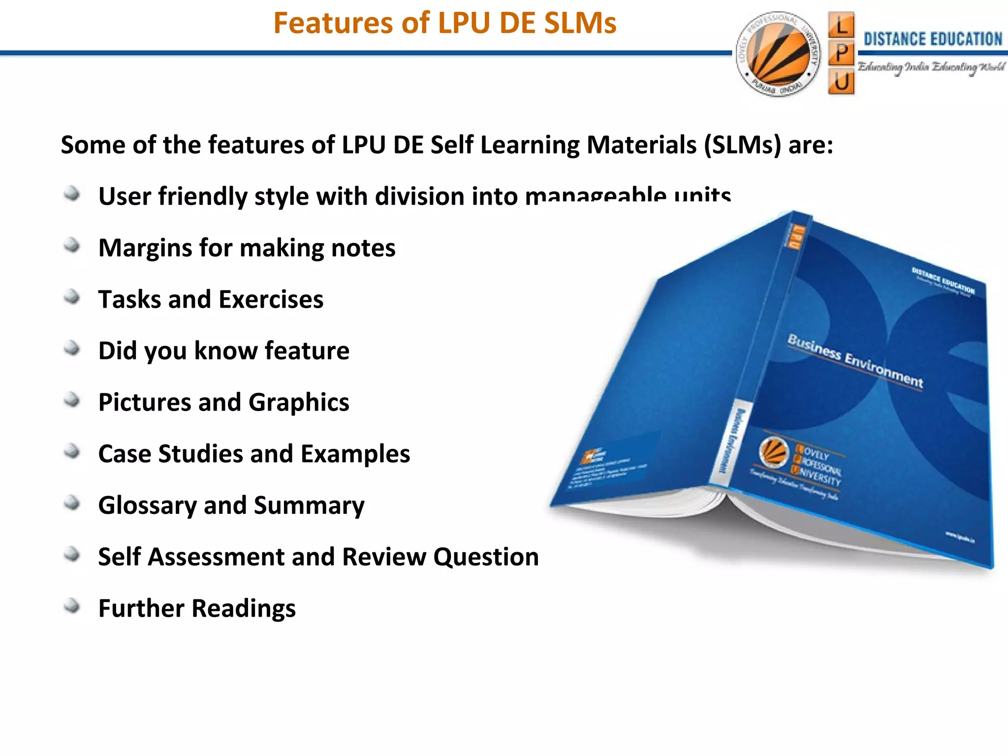 Lovely Professional University Distance Education | PPT