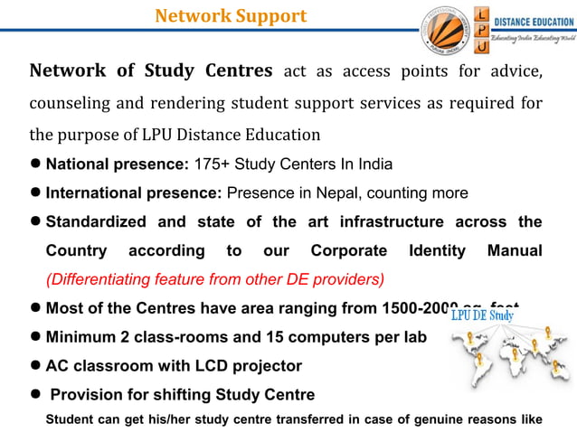 Lovely Professional University Distance Education | PPT