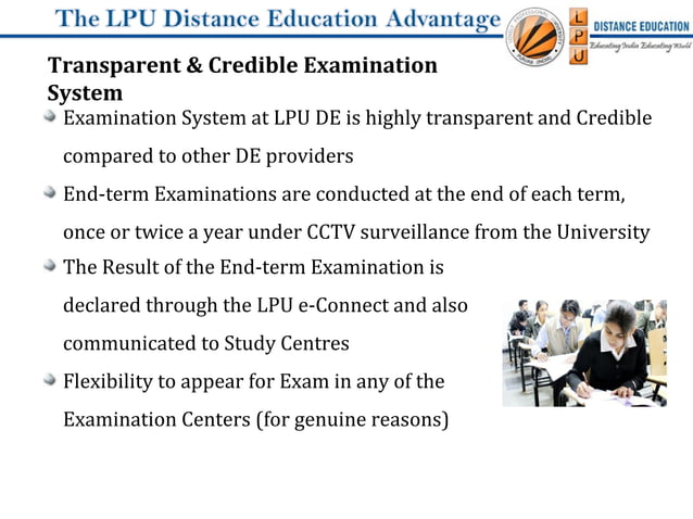 Lovely Professional University Distance Education | PPT