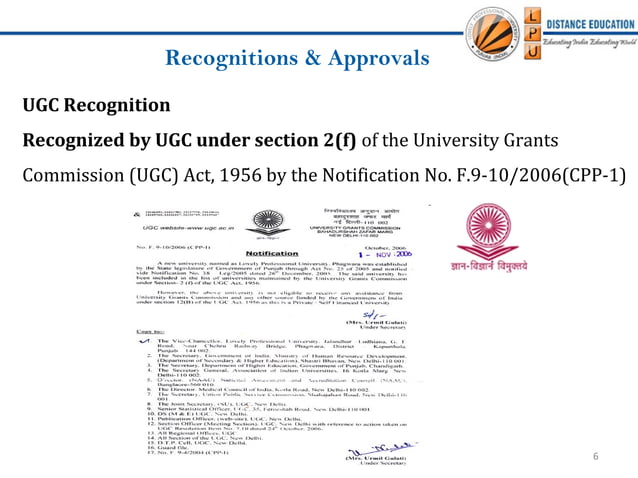 Lovely Professional University Distance Education | PPT