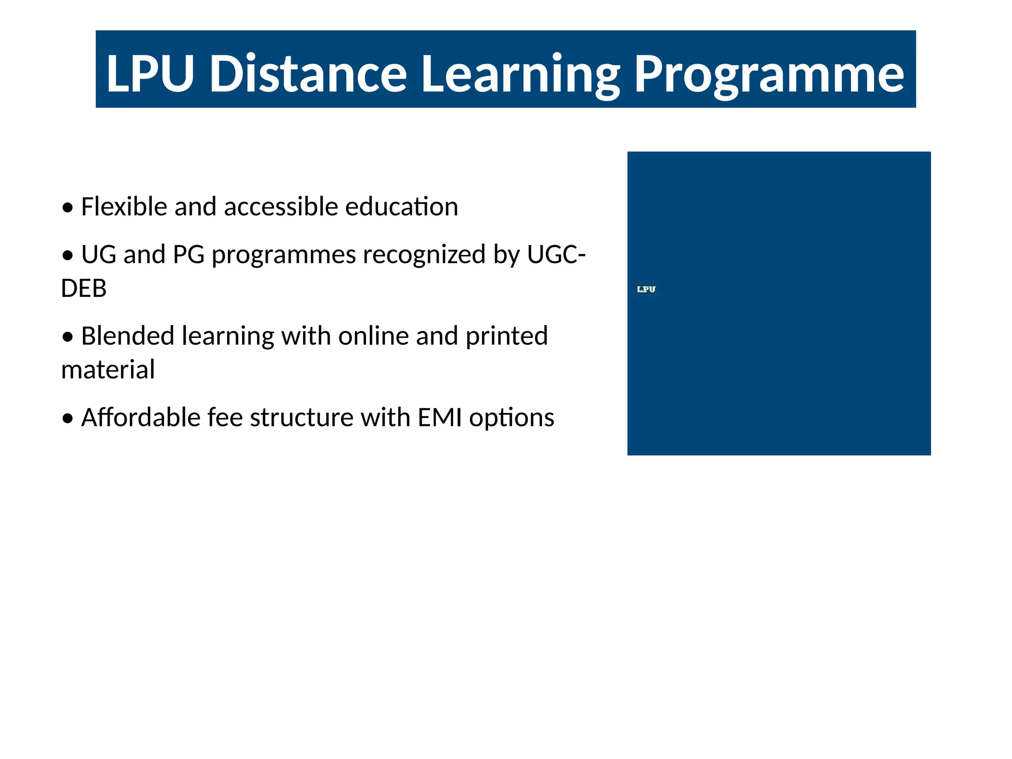 LPU_Distance_Learning_Programme.pptx.... | PPTX