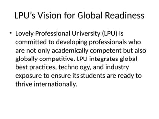 LPU_Global_Market_Ready_Professionals............. | PPTX