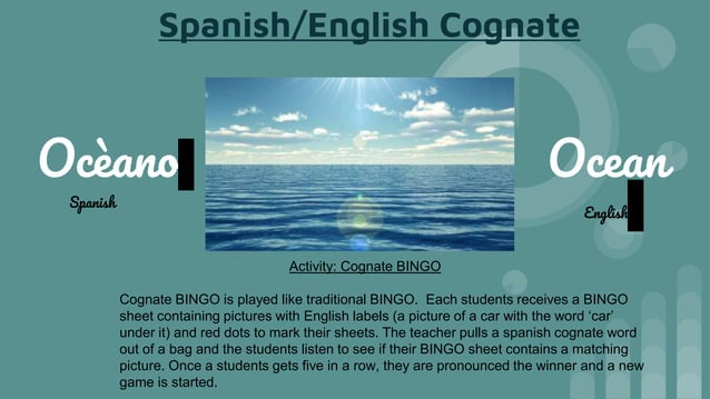 Spanish/english cognate | PPTX