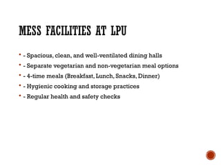 LPU_Mess_Package_Overview.pptx.......... | PPT