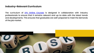 lovely professional university | lpu online courses | Online Vidya | PPTX