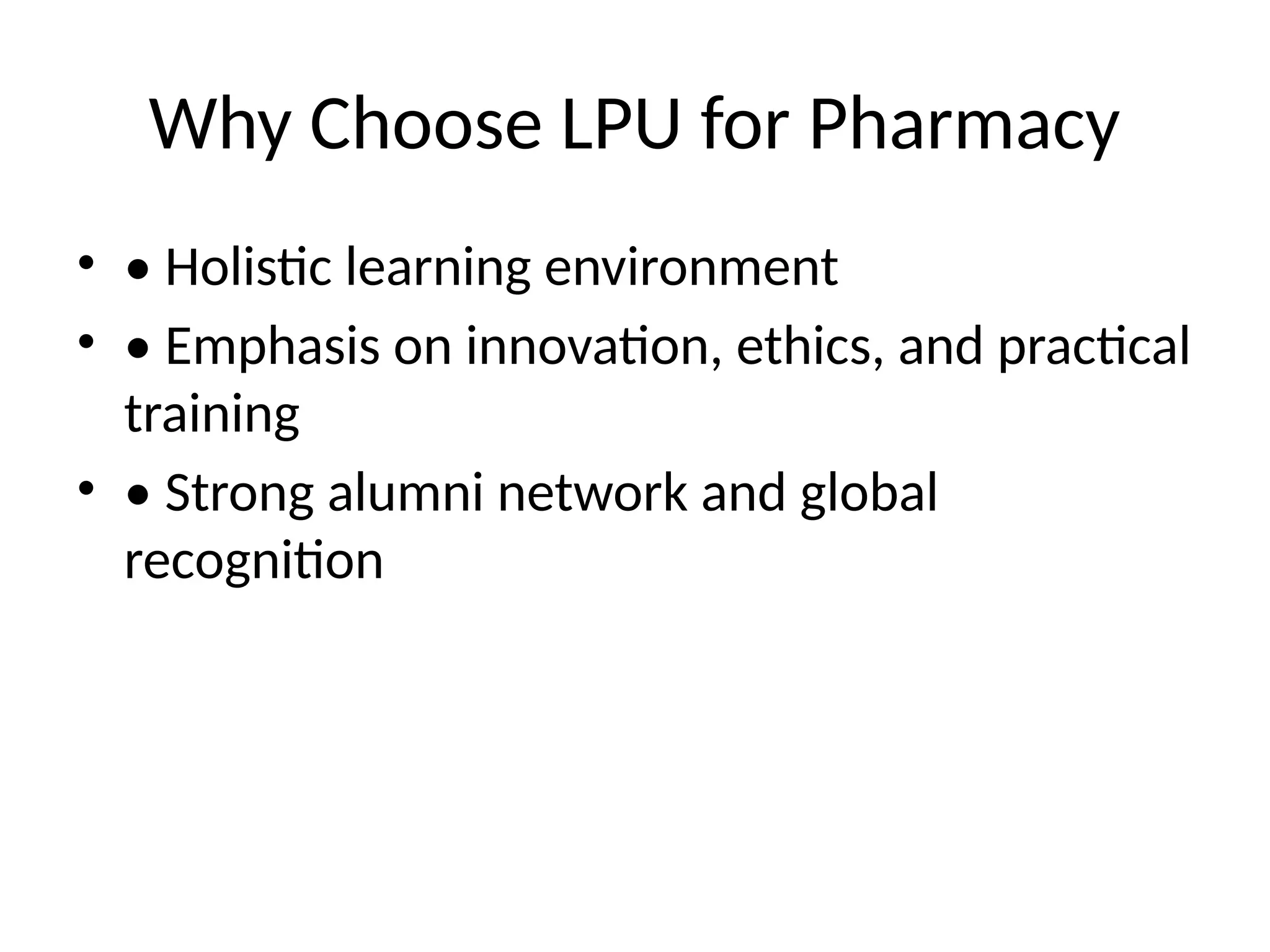 LPU_Pharmacy_Presentation (1).pptx....................... | PPTX